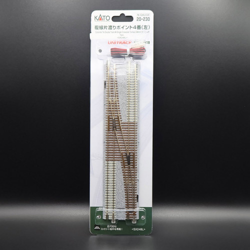 Kato Unitrack 20-230 - #4 Double Track Single Crossover Turnout (248mm ...