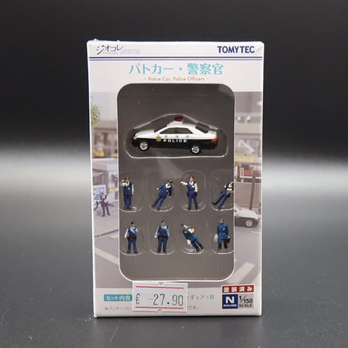 Tomytec 330738 - Visual Scene Accessory 145 Patrol Car / Police Officer ...