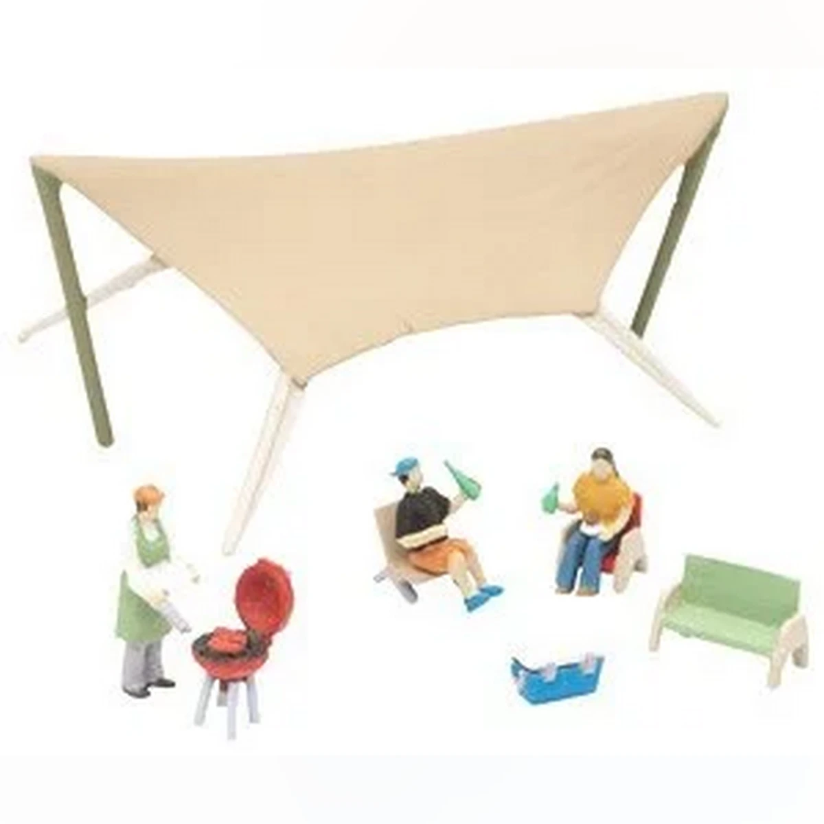 Tomytec 311782 - Visual Scene Accessory 131 BBQ Set | J Scale