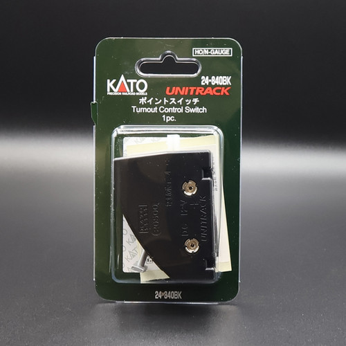 Kato 24-840BK - Unitrack Turnout Control Switch BLACK (1pc.) | J Scale
