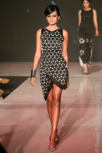 Zoya Flower of Life Allover Cutwork Dress | Yasisurie Couture