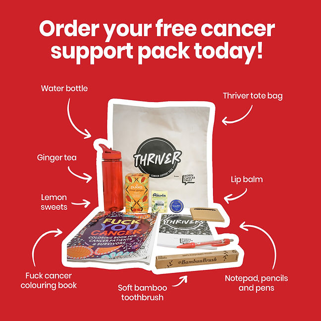 Free Thriver Pack | Germ Cell Cancer | Robin Cancer Trust