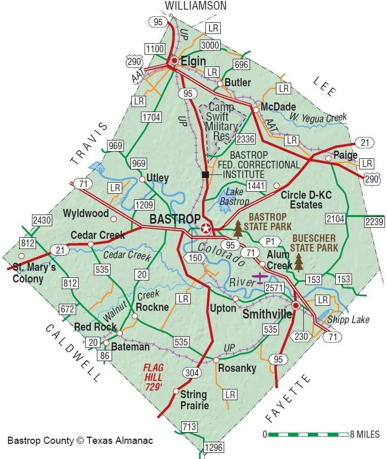 Bastrop County Information | Blue Sky Estates