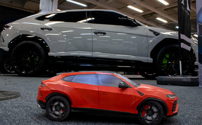 LAMBORGHINI URUS | ddiaz-paper-design