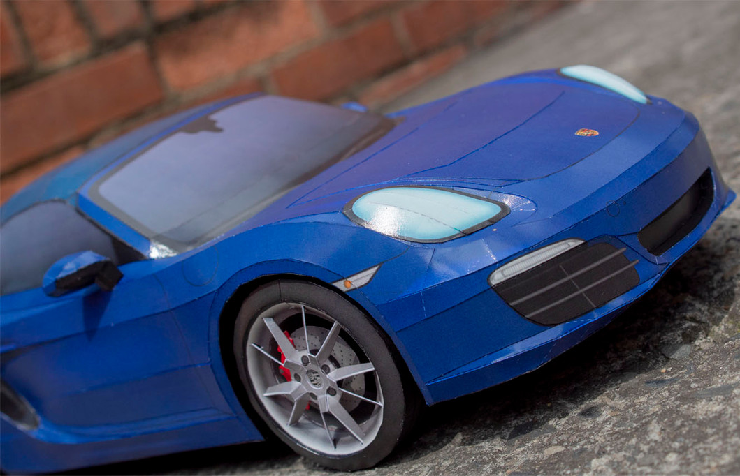PORSCHE BOXSTER S| Papercraft Ddiaz Design