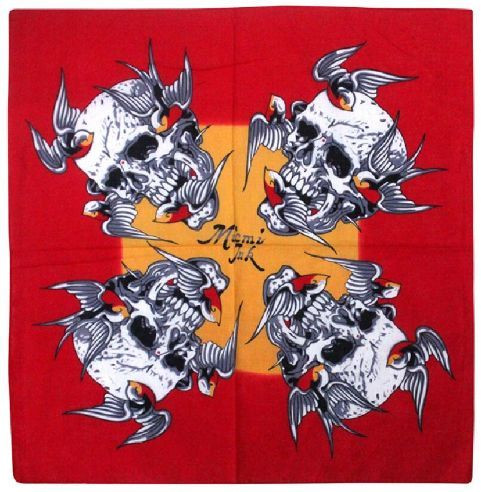 Miami Ink Skull Bandana | country2western