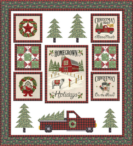 The Perfect Tree Quilt Kit Featuring Homegrown Holiday By Deb Strain ...