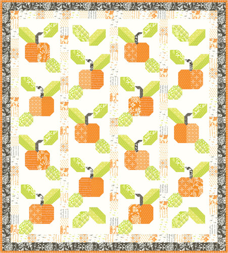 Pumpkin Farm Featuring Pumpkins and Blossoms By Fig Tree Quilts ...