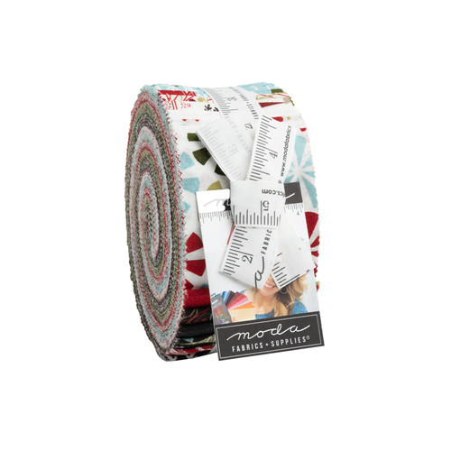 Peppermint Bark Jelly Roll By BasicGrey For Moda Fabrics | Precutsquiltshop