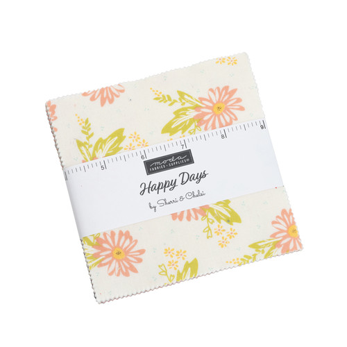 Happy Days Charm Pack By Sherri and Chelsi for Moda Fabrics ...