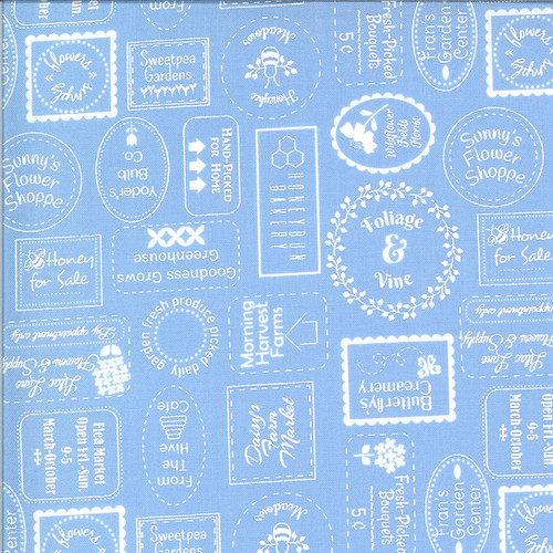 Spring Brook | Seed Catalog Bluebonnet by Corey Yoder for Moda Fabrics ...