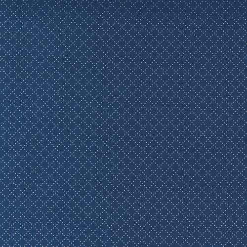 Belle Isle | Navy Dotted Grid By Minick and Simpson for Moda Fabrics ...