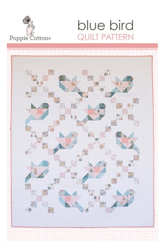 Blue Bird Quilt Pattern By Poppie Cotton | Precutsquiltshop