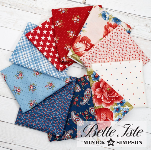 Belle Isle Fat Quarter Bundle and Flowers By Minick and Simpson for ...
