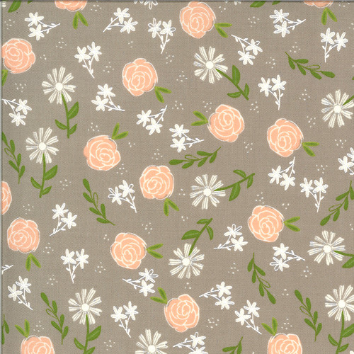 Balboa Wild Rose Slate By Sherri and Chelsi for Moda Fabrics ...