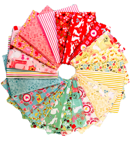 Poppies Patchwork Club Fat Quarter Bundle By Lori Woods For Poppie Cotton | Precutsquiltshop