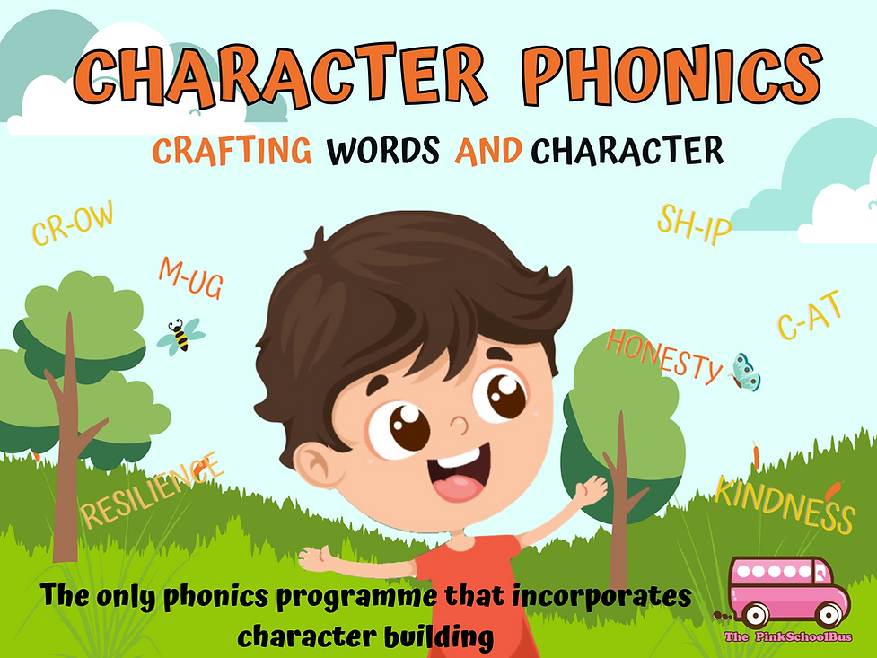 Character Phonics | thepinkschoolbus