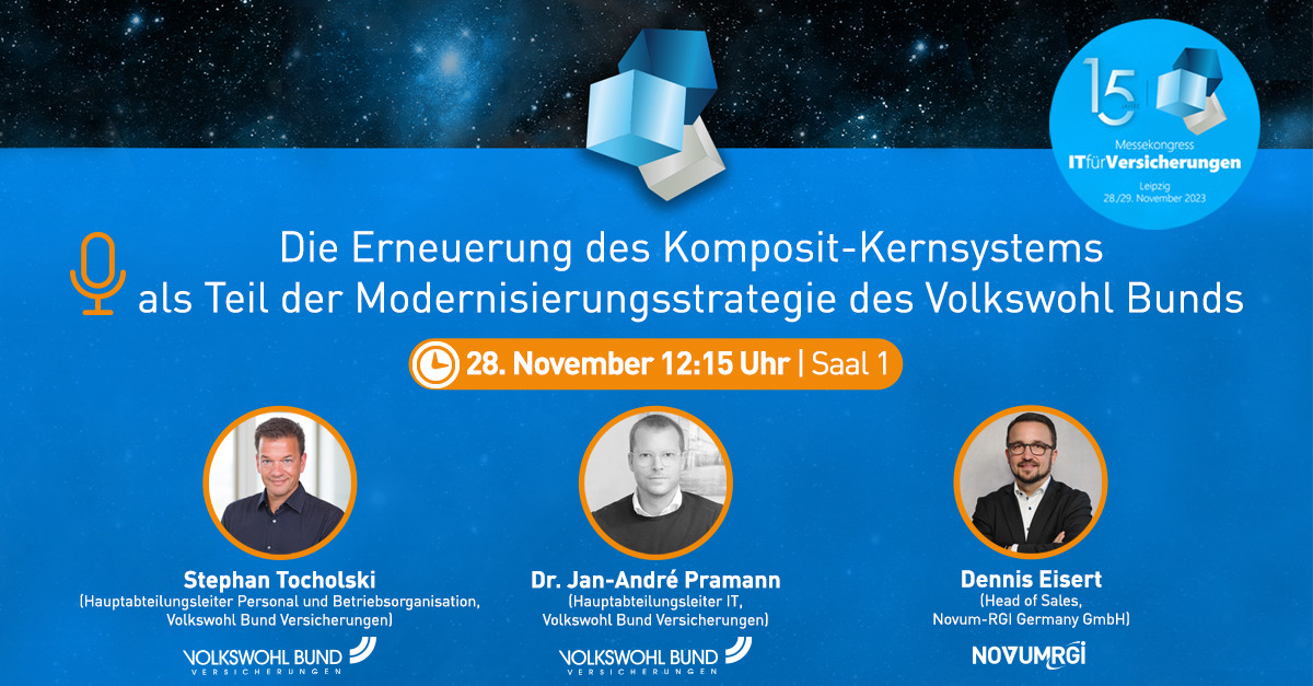 Novum-RGI präsentiert gemeinsam mit dem VOLKSWOHL BUND auf dem Messekongress in Leipzig die ...