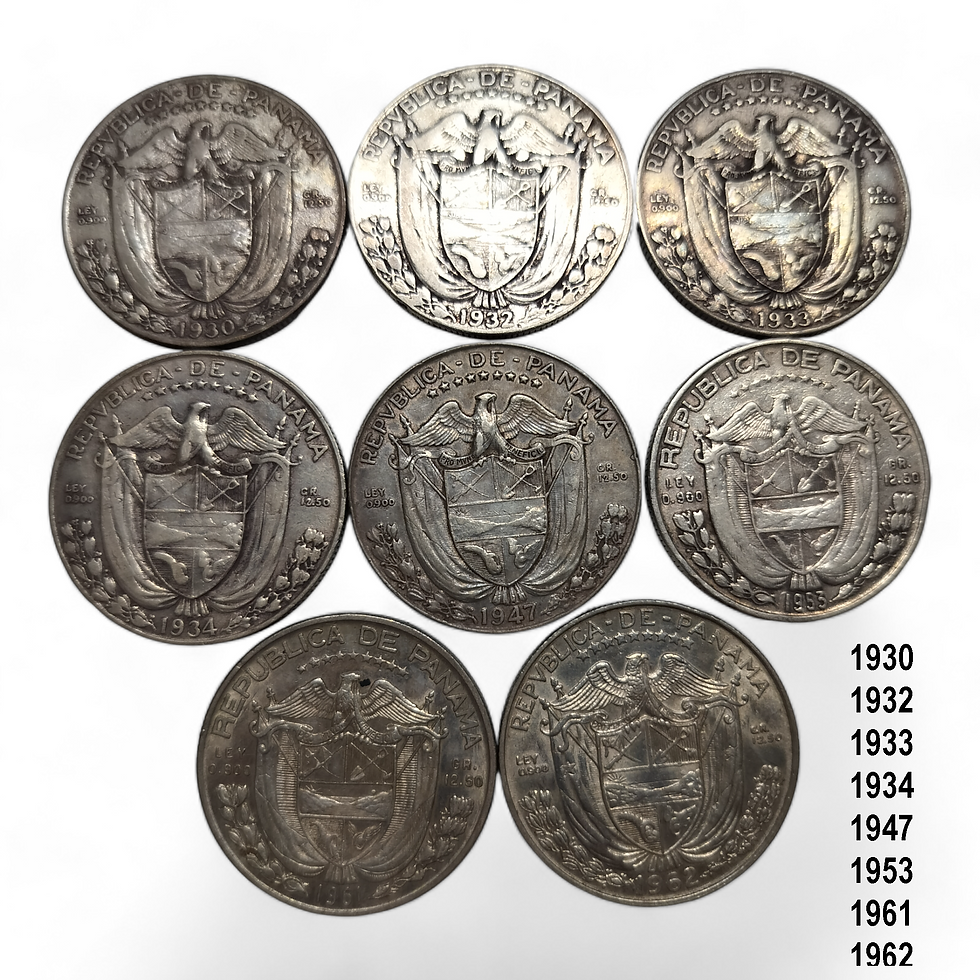 Monedas De Panamá Repetto Colecciones