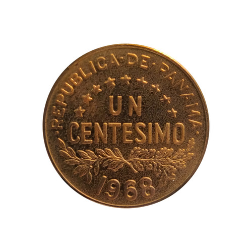 1968, 1 centésimo de Balboa, Urraca, Calidad Proof | Repetto Colecciones