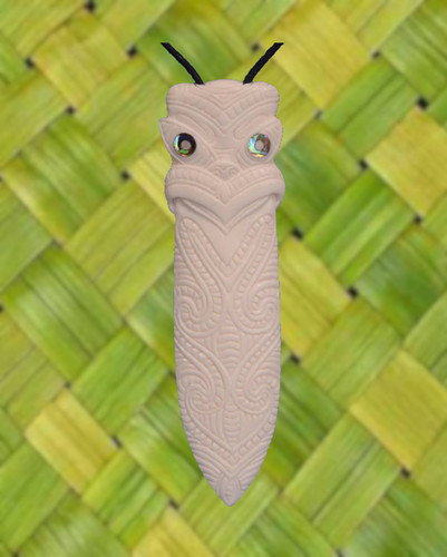 Bone Tiki Tiaha Tongue Taonga | Mixt Couture https://static.wixstatic ...