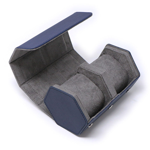 Prism Duo Octo Leather Watch Roll | TwoSecondsWatch