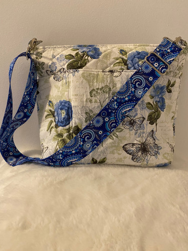 New Blue Spring Crossbody Tote Bag | The Crafters Hive Ma