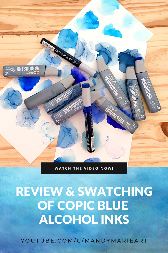 32 Brilliant Blue Copic Ink Refill Swatches
