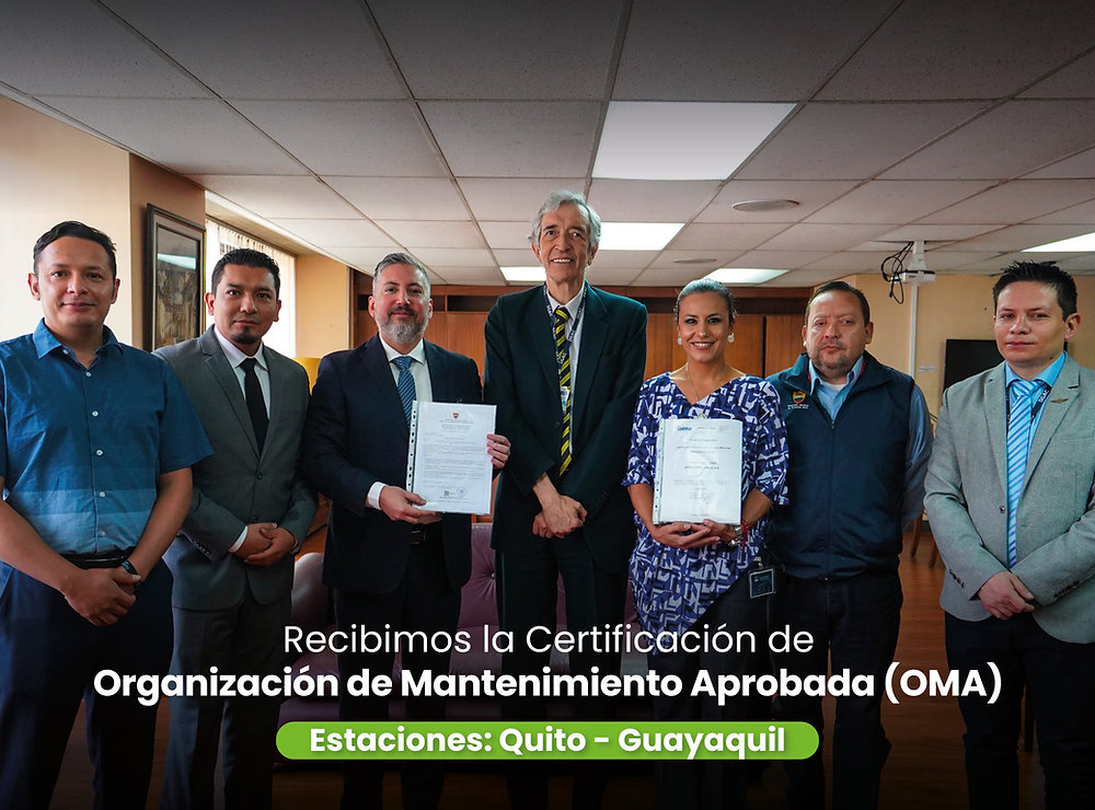 Talma Ecuador recibe la Certificación OMA