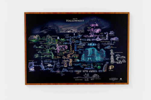 Hollow Knight Map Poster Print - Hornet Poster Game Room Wall Art ...