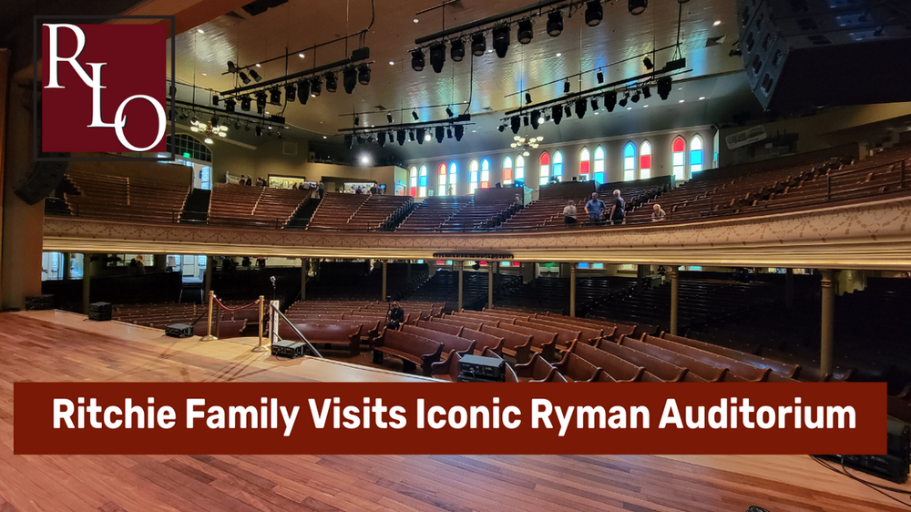 Ritchie Family Visits Iconic Ryman Auditorium in Nashville