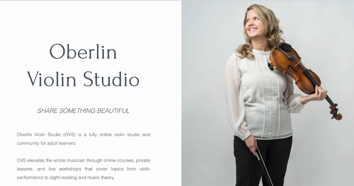 Oberlin Violin Studio | violin lessons for children and adults