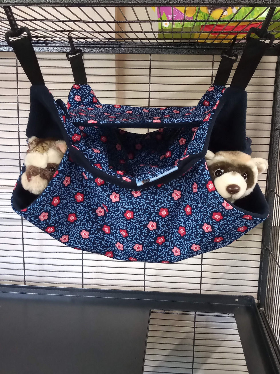 Ferret Bedding By Jules For South Cheshire Ferret Rescue. United Kingdom.