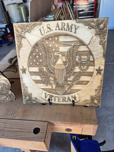 U.S. Army Special Forces Veteran Custom Laser Engraved Plaque | JLB ...