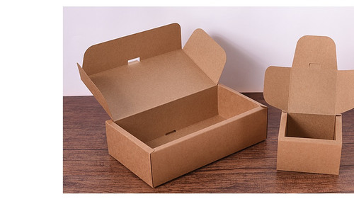 Die-cut open flap box with thick sides | packandsendnew