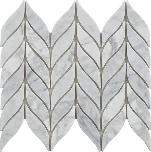 Carrara White Leaf | Discount Tile Ware House | Queensland