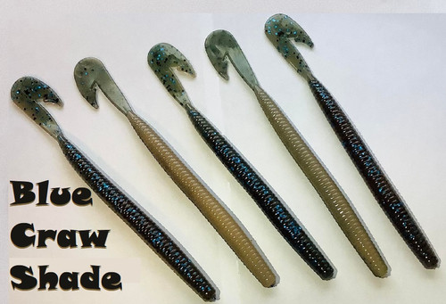 7” Mag Alpha Dawg Worms | Brown Hound Baits