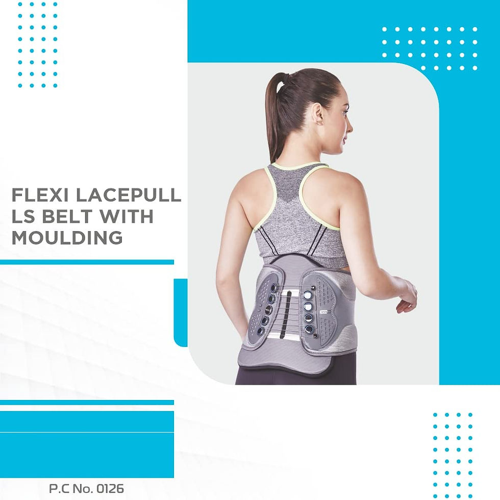 Flexi Lacepull LS Belt With Moulding for Effective Lumbar Support