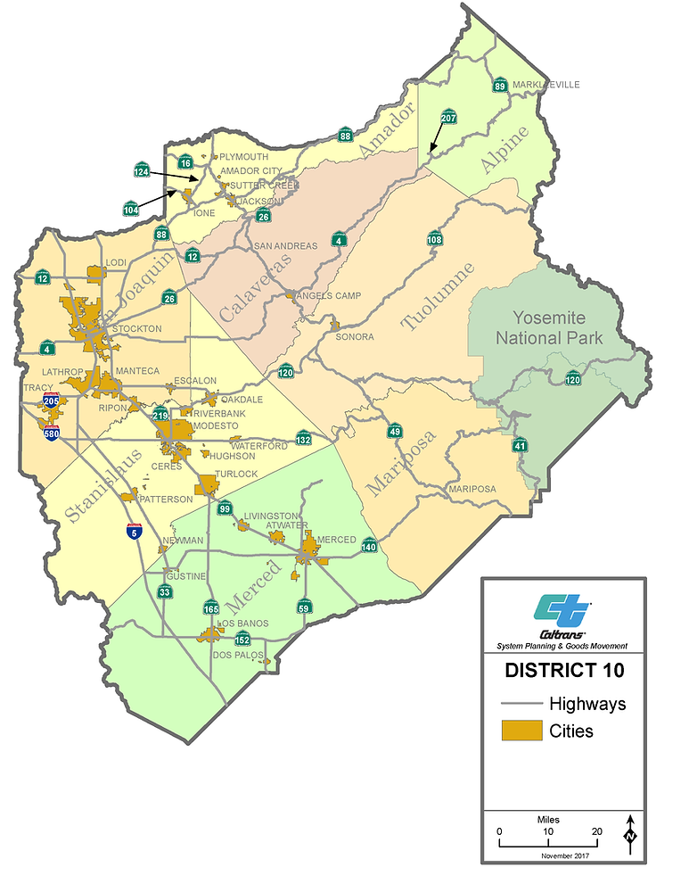 Caltrans District 10 Active Transportation Survey
