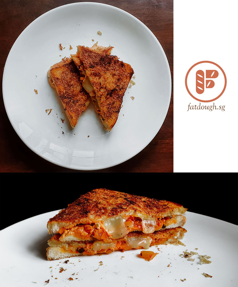 Kimchi Grilled Cheese Sandwich aka The Kimchi Melt