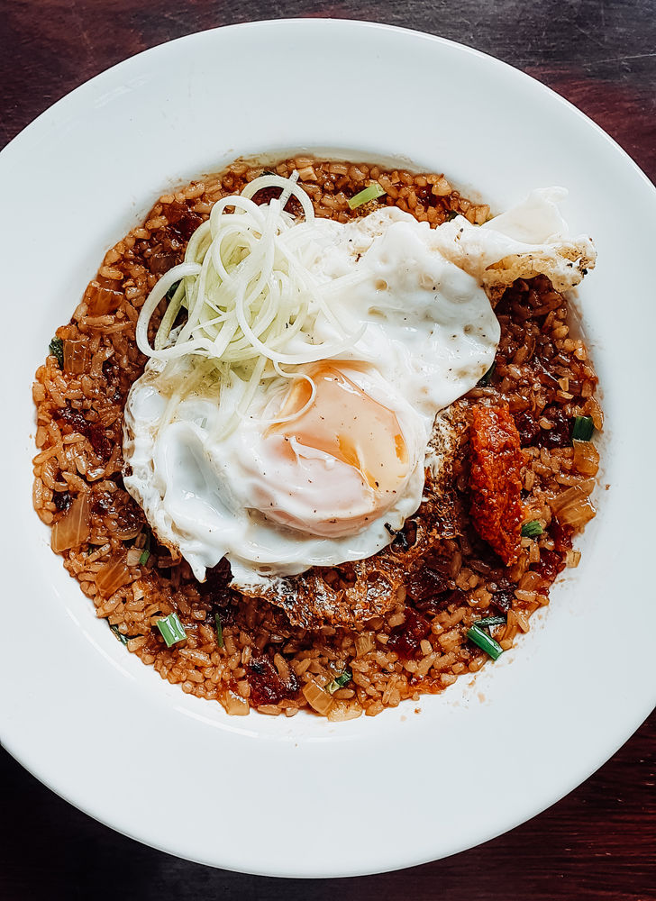 Bak Kwa Sambal Nasi Goreng | Jerky Sambal Fried Rice