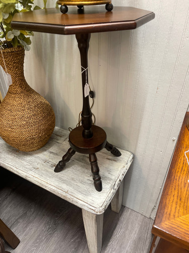 CS100 Pine Octagon Plant Stand | Dothan Mercantile