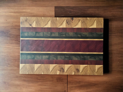 End Grain Exotic Multi-Purpose Board | Three Dogs Woodworks