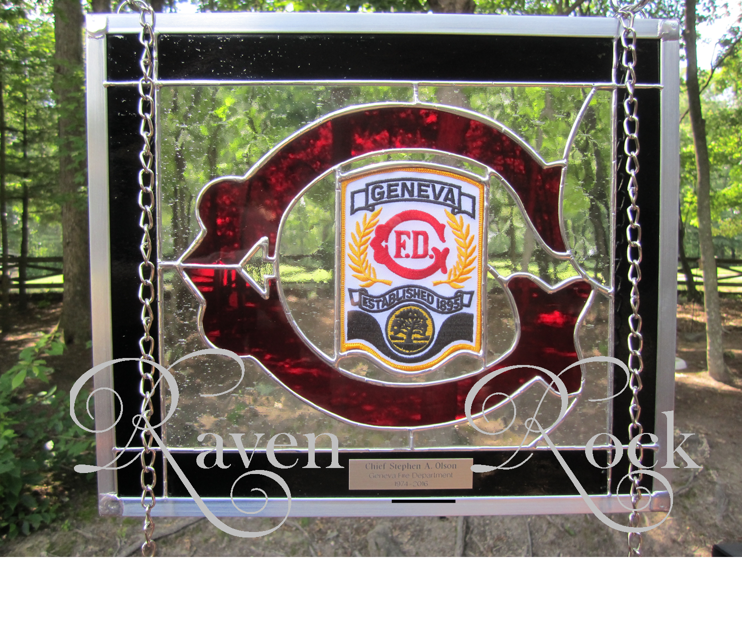 Custom Designed Military Stained Glass | Virginia | Raven Rock Glass