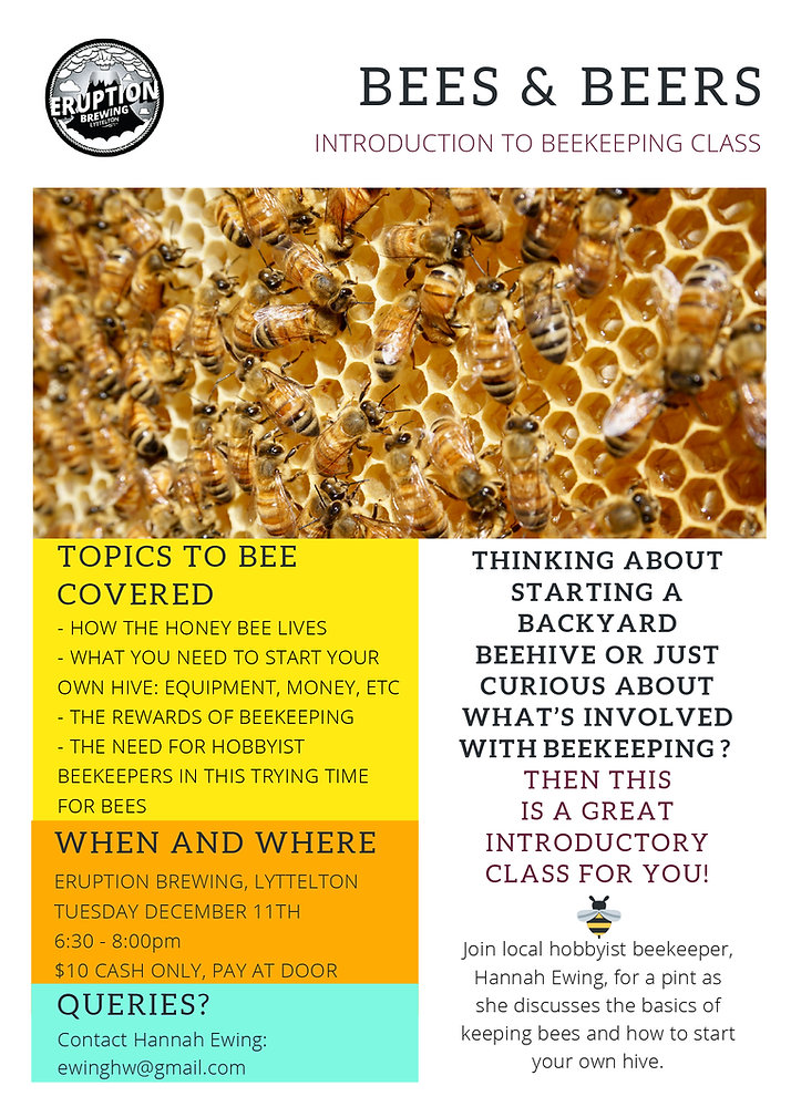 Bees & Beers at Eruption Brewing
