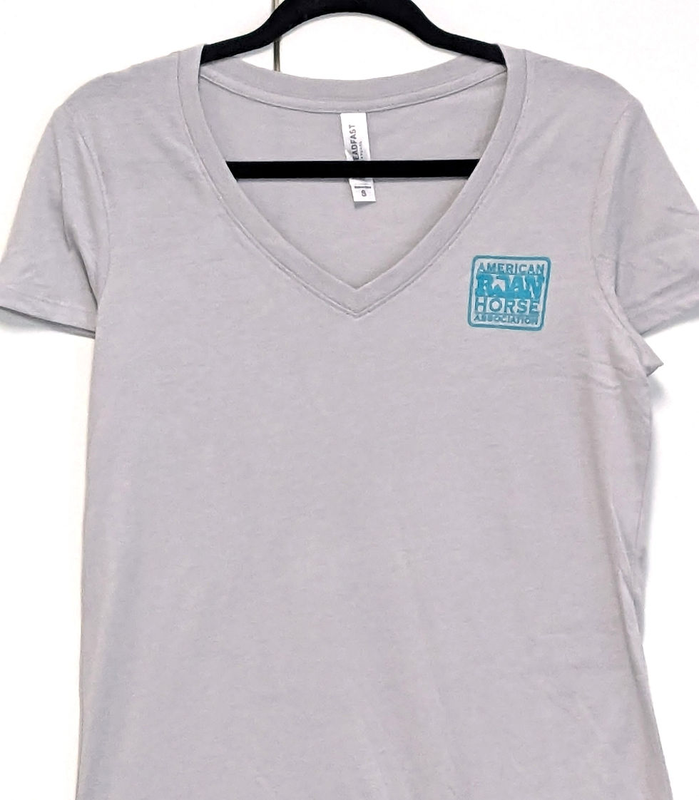 Ladies Pocket Logo T-Shirt | American Roan Horse