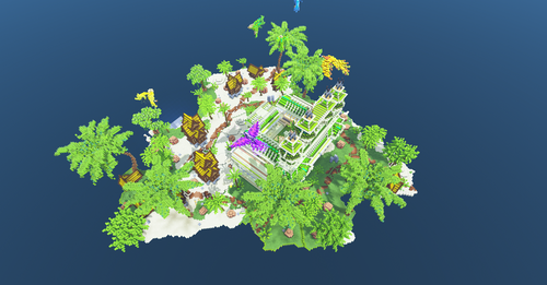 Green Tropical Temple Hub - 250x250 | Premier Studios