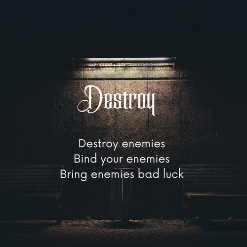 Destroy Your Enemies Candle | The Wicked Wick Co