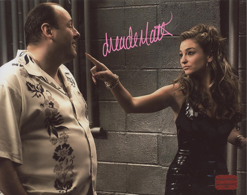 Drea De Matteo The Sopranos signed 8x10 Finger Pointing w/ Tony | Sopranos