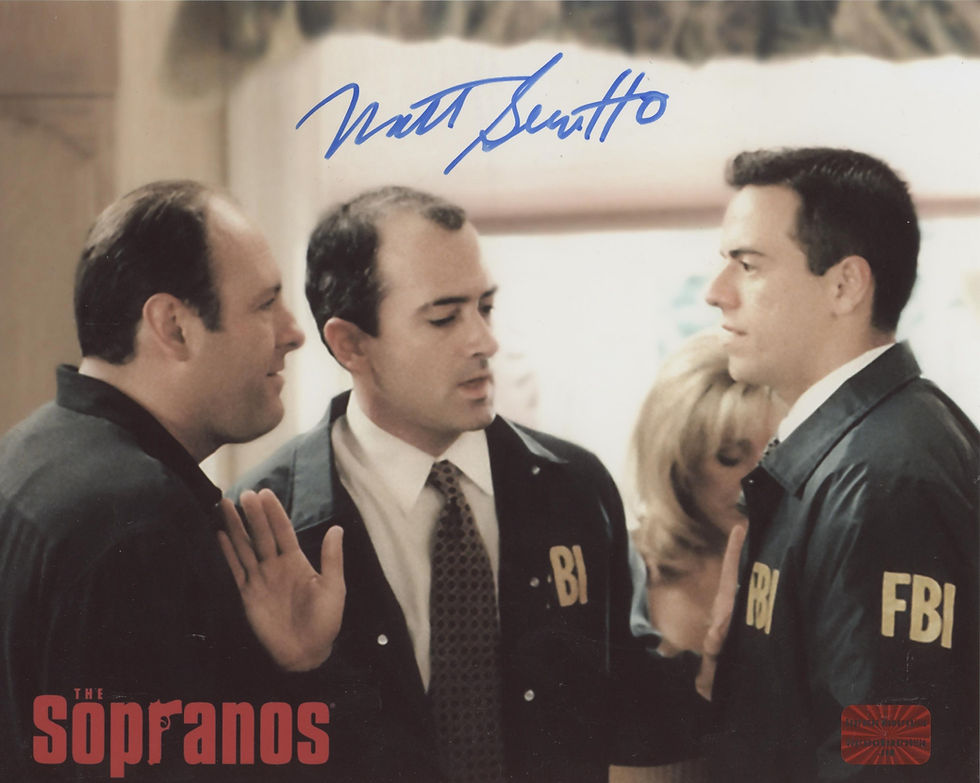 Matt Servitto The Sopranos signed 8x10 Playing Referee | Sopranos